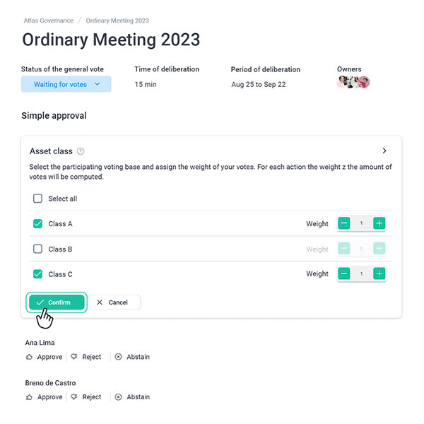 Atlas AGM - The ideal General Meeting software for any type of entity