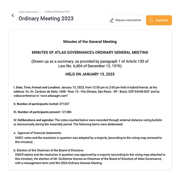 Atlas AGM - Eleve a participação em Assembleias, tornando-as simples ...